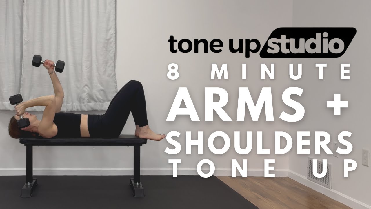 8 Minute 21 Day Total Body Tone Up Arms And Shoulders Tone Up - YouTube