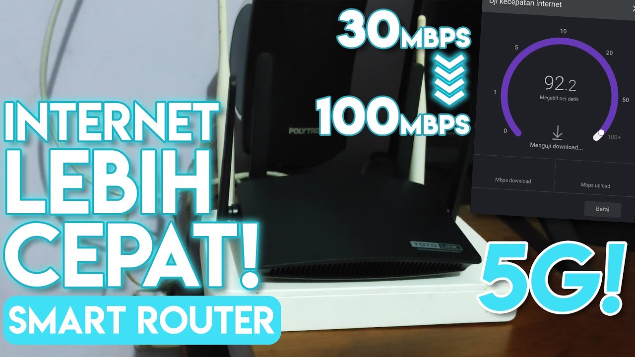 SPEED 30MBps Menjadi 100MBps - Upgrade Modem WIFI Indihome Menjadi 5G ...