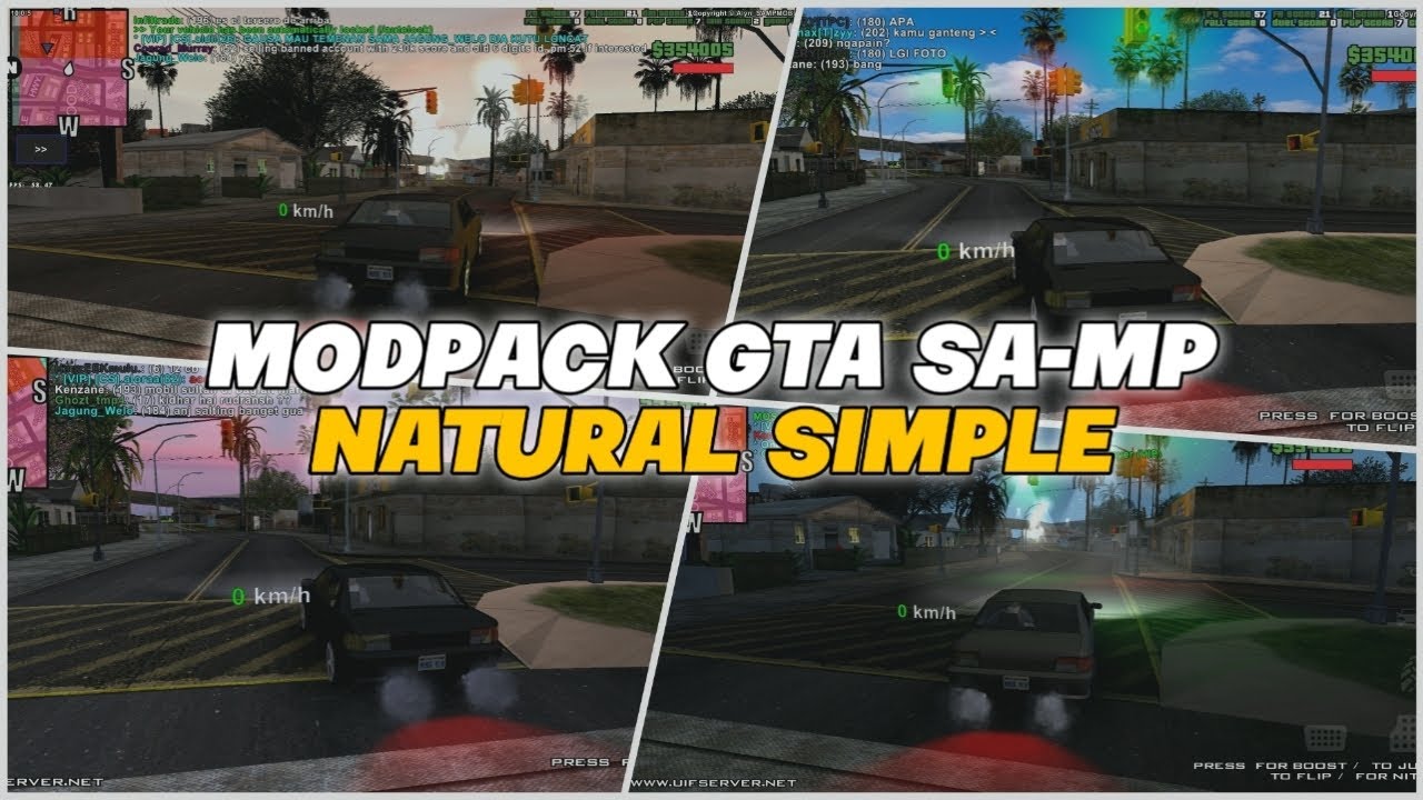 MODPACK GTA SAMP HD - REALISTIS NATURAL SIMPLE - YouTube