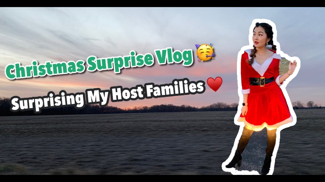 Christmas Surprise Vlog / Surprising My Host Families I 聖誕驚喜 vlog - YouTube