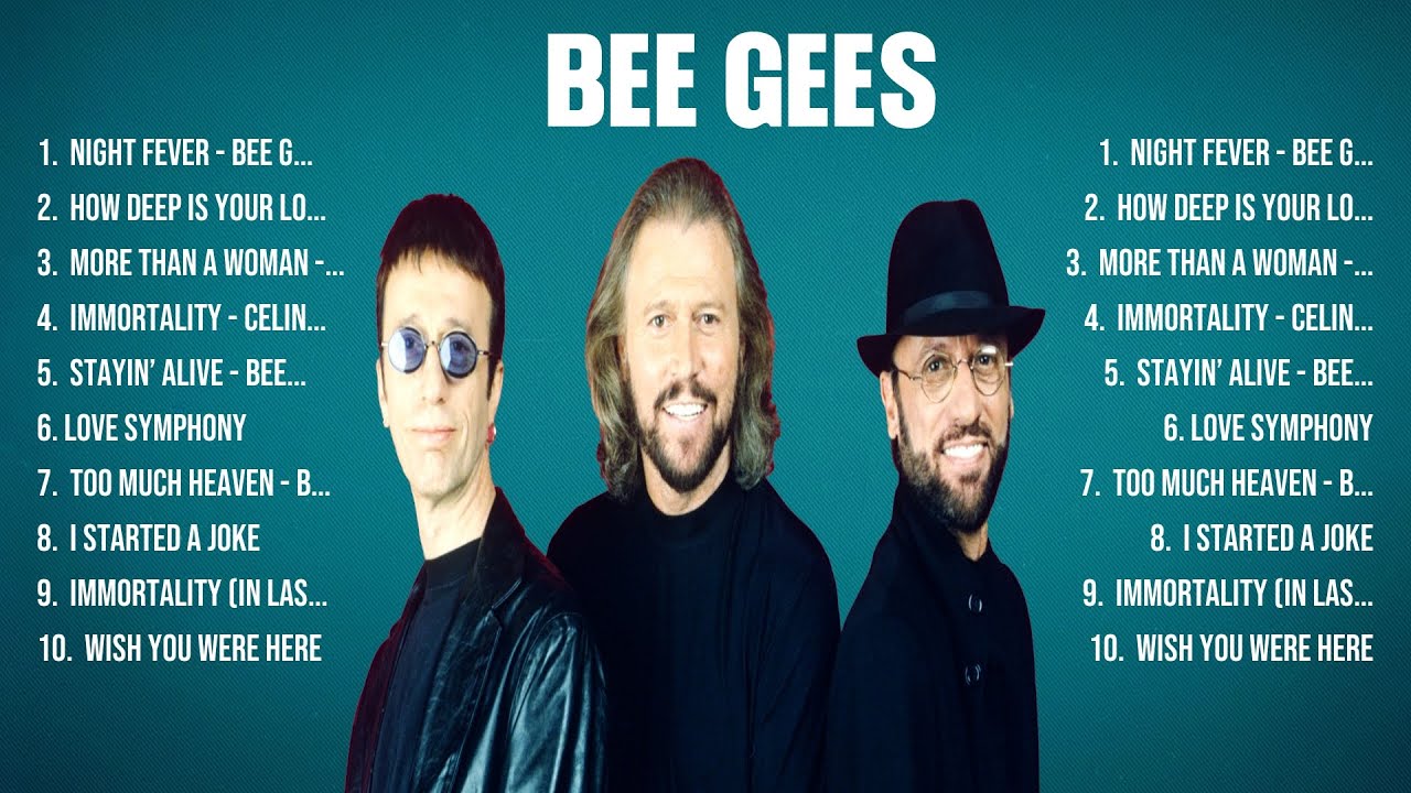 Bee Gees Top Of The Music Hits 2024 Most Popular Hits Playlist - YouTube