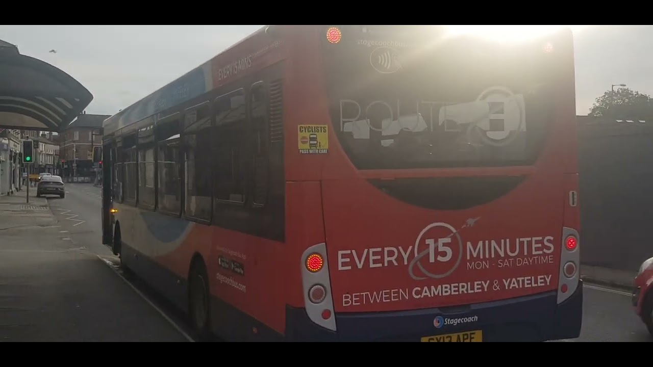 Here is the stagecoach bus 36909 on the number 19 in Farnham with the ...