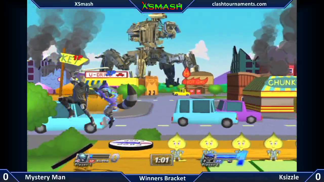 XSmash - Ksizzle vs Mystery Man - PS All-Stars - YouTube