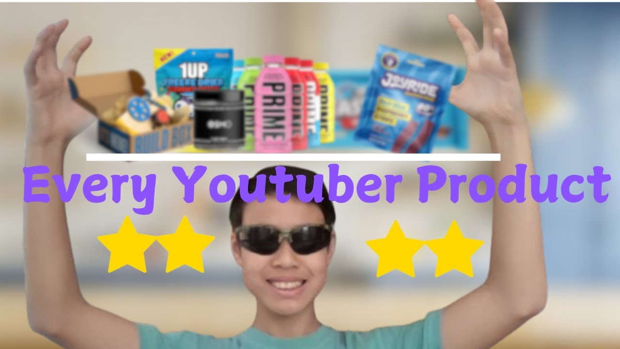 I Ranked Every Youtuber Product - YouTube
