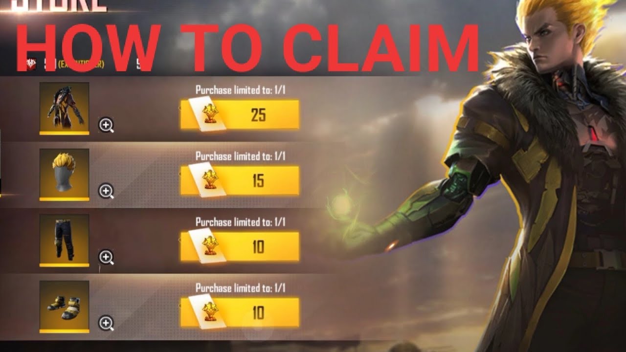 HOW TO CLAIM RAMPAGE BUNDLE || GARENA FREE FIRE || - YouTube