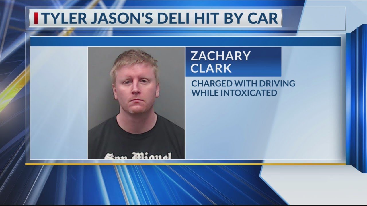 Alleged intoxicated driver crashes into Tyler Jason’s Deli - YouTube