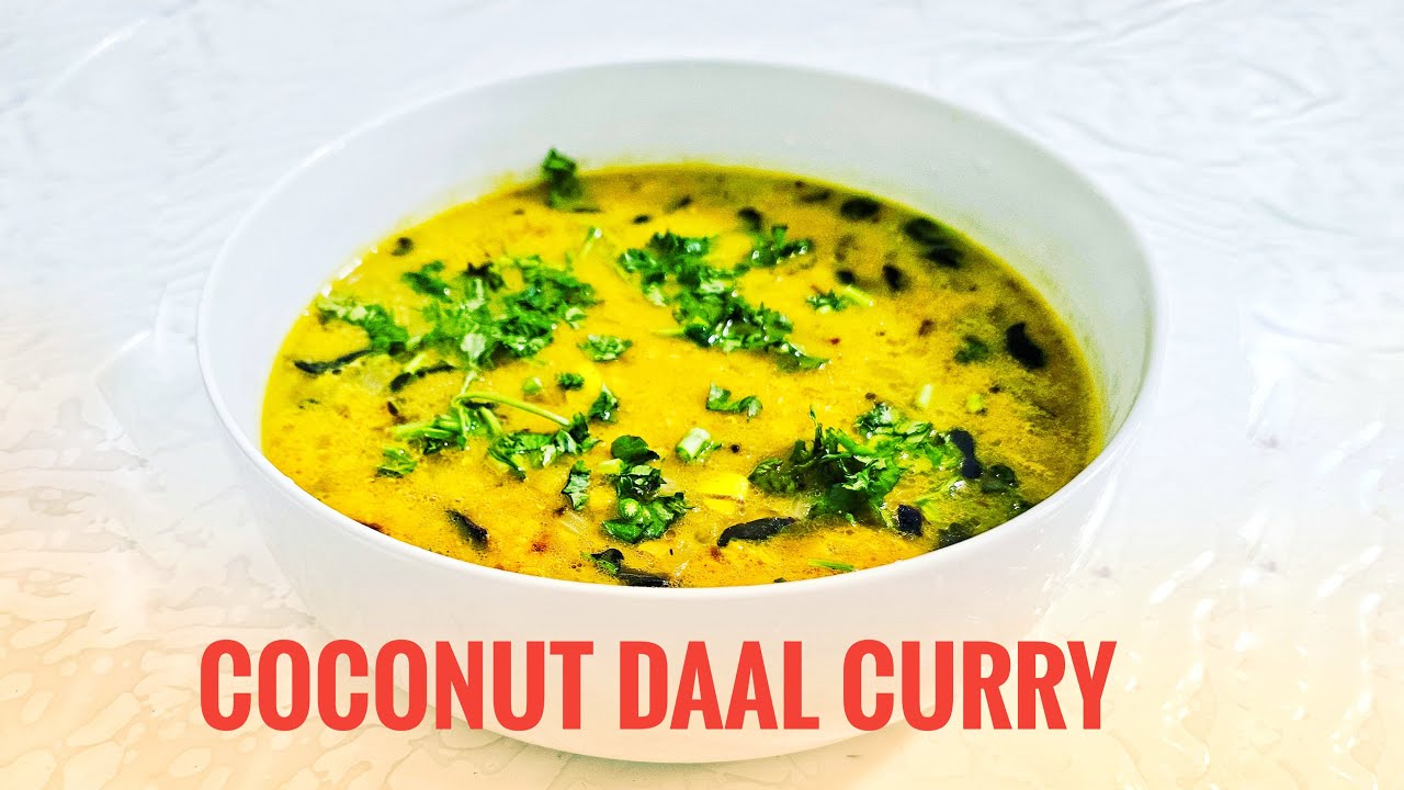 MOUTHWATERING Coconut Daal Curry #easyrecipe #tastyfood #coconut milk# ...