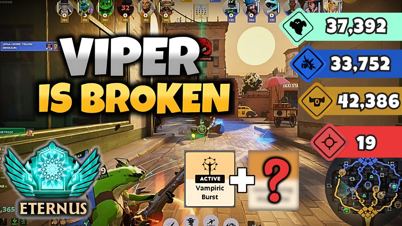 ETERNUS PLAYERS ARE ABUSING VIPER! | Viper Deadlock Build Guide - YouTube