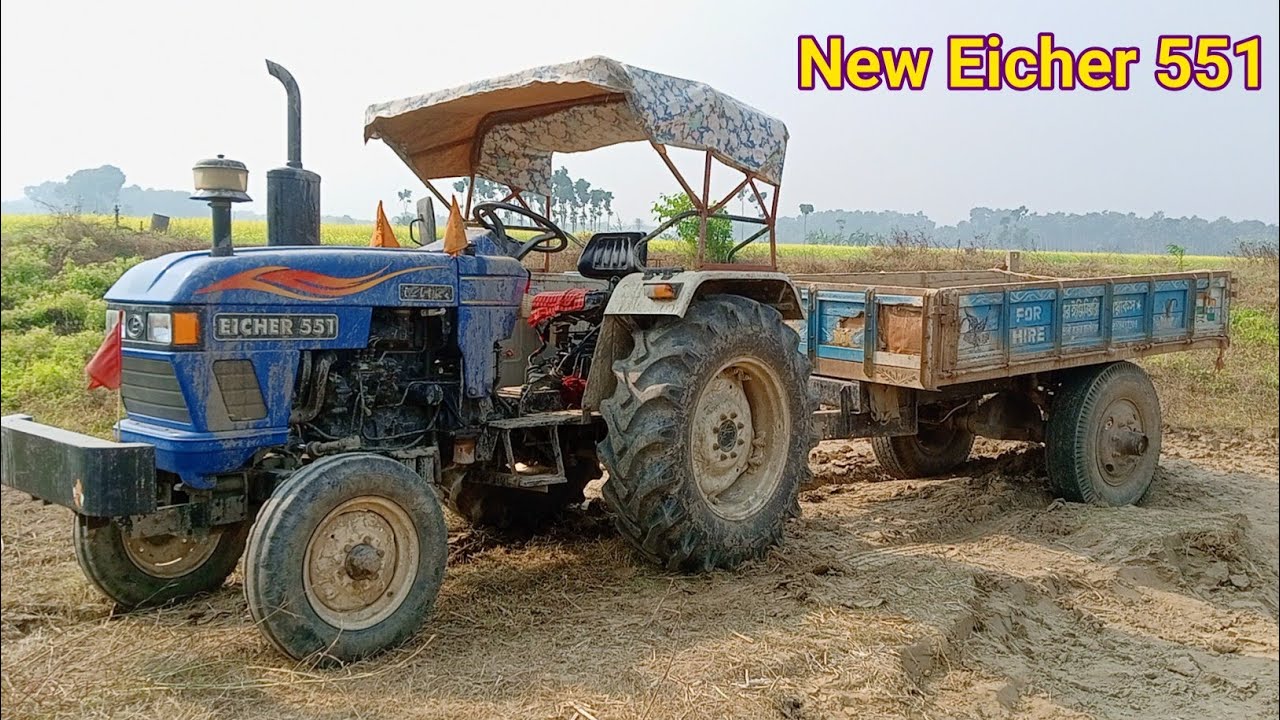 [ New Eicher 551 tractor ] the most powerful tractor in India ...