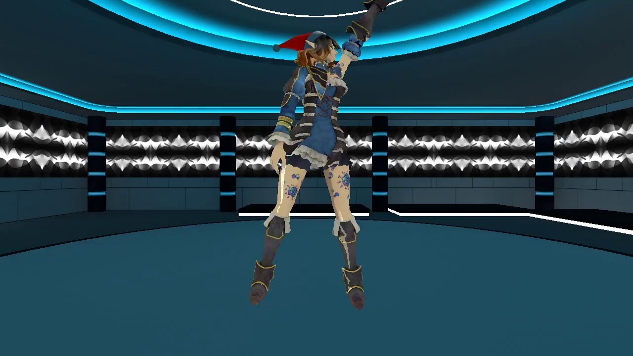 VRChat MMD with Miriam of Bloodstained, festive edition - YouTube
