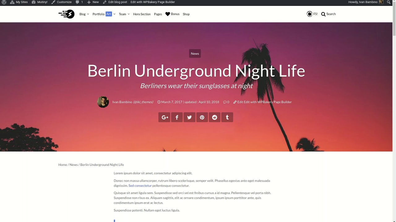 Hero Section - Setting up overlay colors - YouTube
