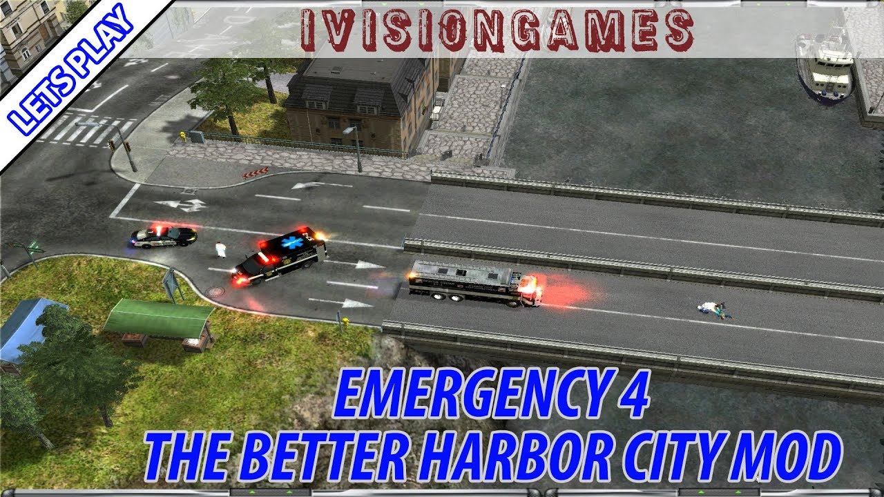 Emergency 4 - The Better Harbor City Mod - Lets Play - Episode 2 - Car ...