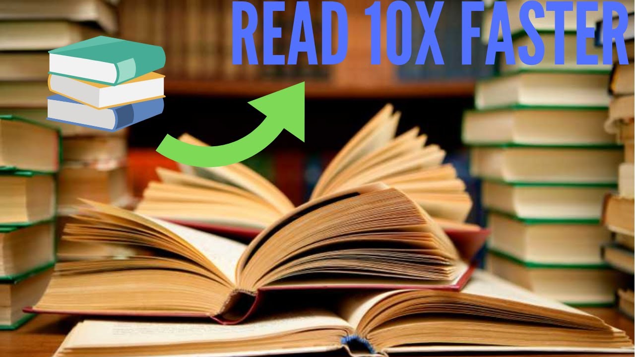How To Read 10x Faster - YouTube