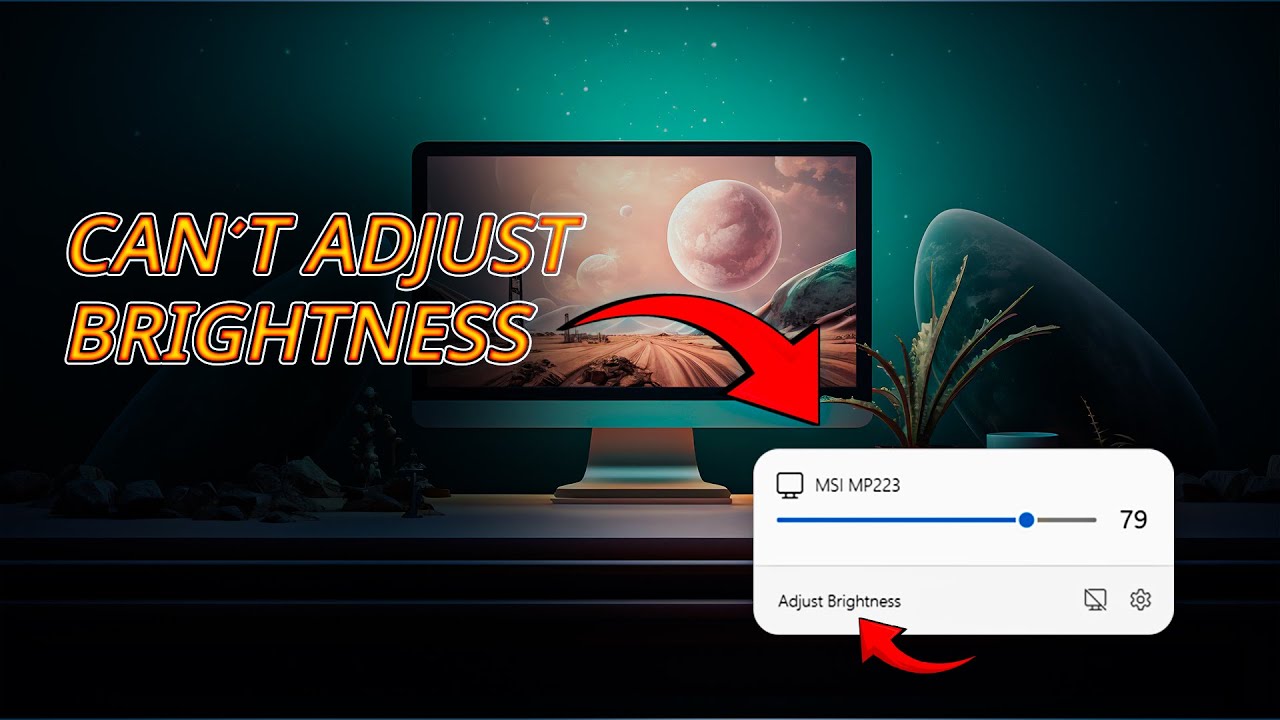 How to Adjust Brightness on PC | Increase or Decrease Computer Screen ...