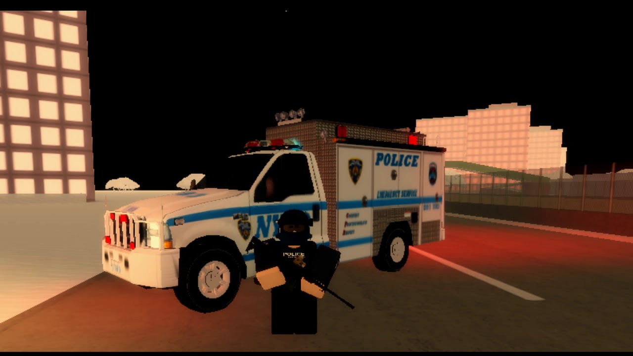 NYPD Police Tribute [Roblox] - YouTube