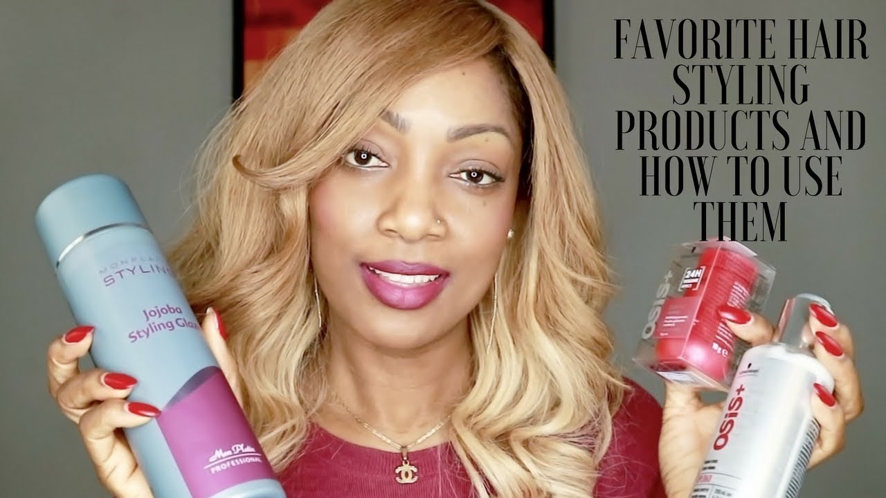 FAVORITE PROFESSIONAL HAIR STYLING PRODUCTS | HOW TO USE THEM - YouTube