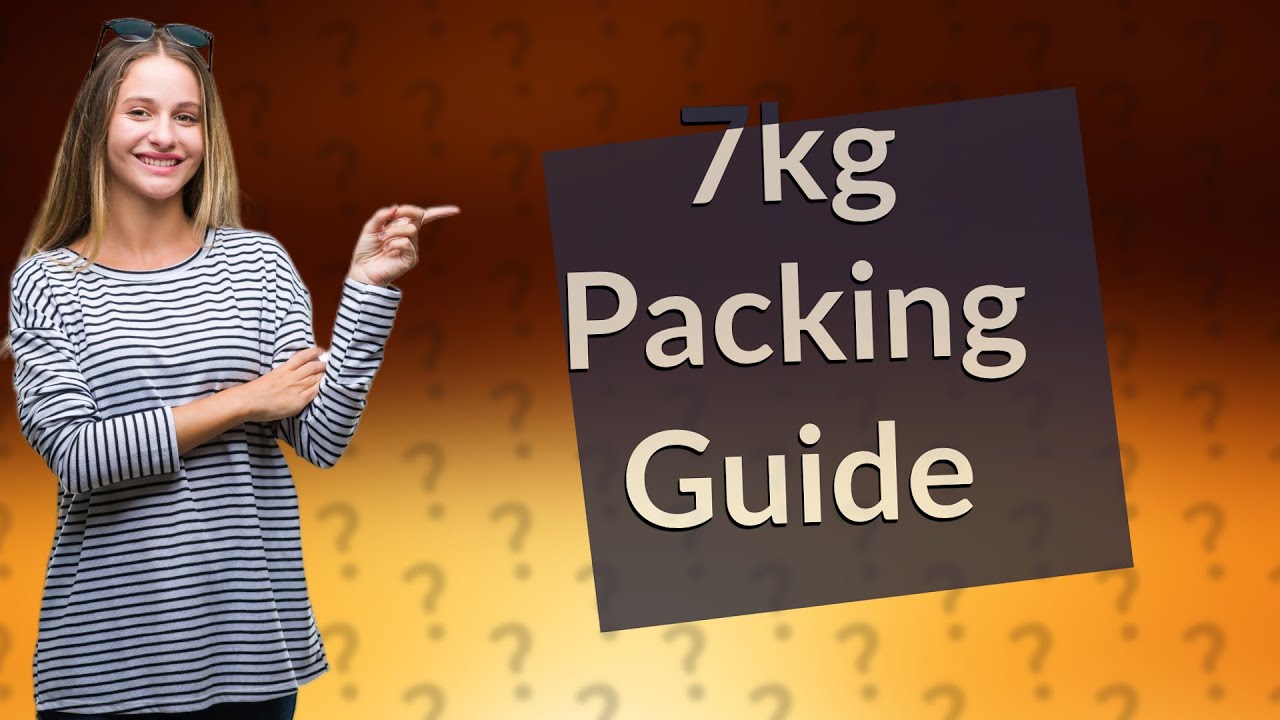 What to pack in 7kg hand luggage? - YouTube