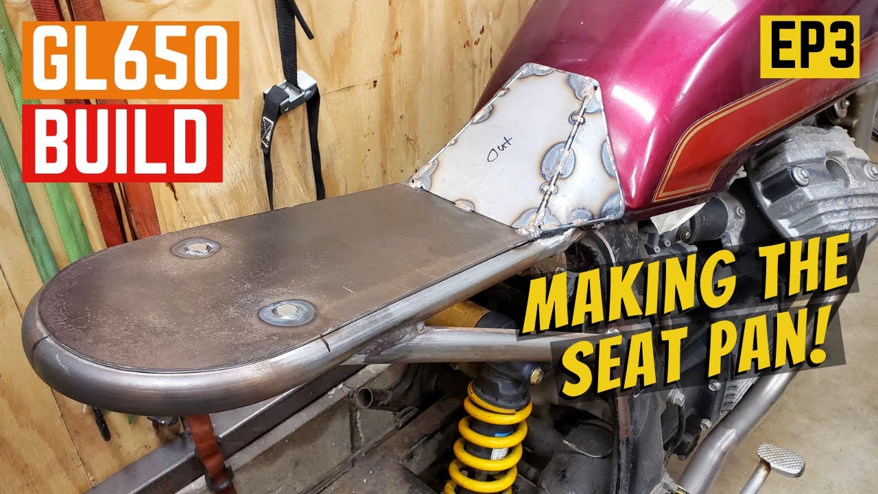 Honda GL650 Build - Making The Seat Pan! - Going To Look Awesome! - EP3 ...
