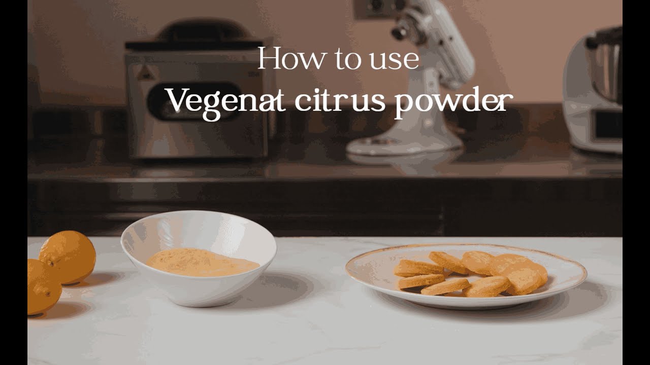 How to use Vegenat citrus powder - Cookies - YouTube
