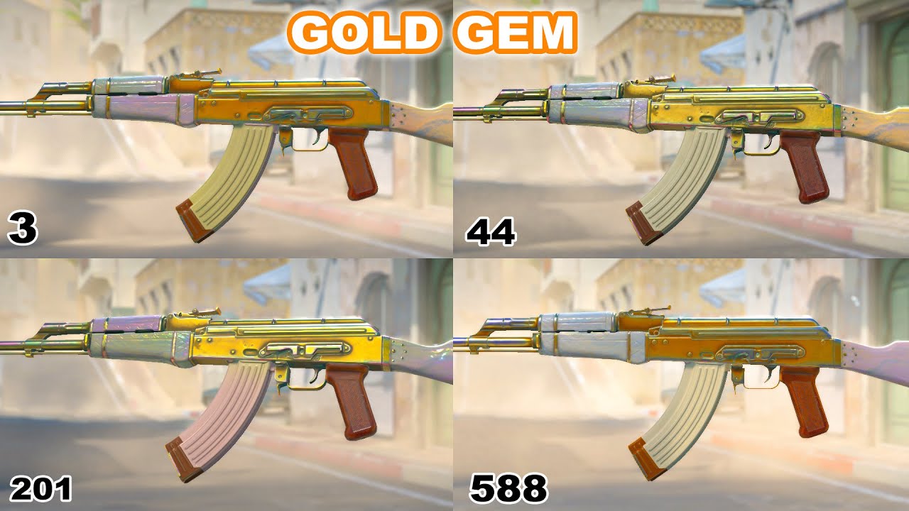 Best AK47 Aphrodite GOLD Gem Pattern in CS2🔥🔥- New CS2 Limited Edition ...