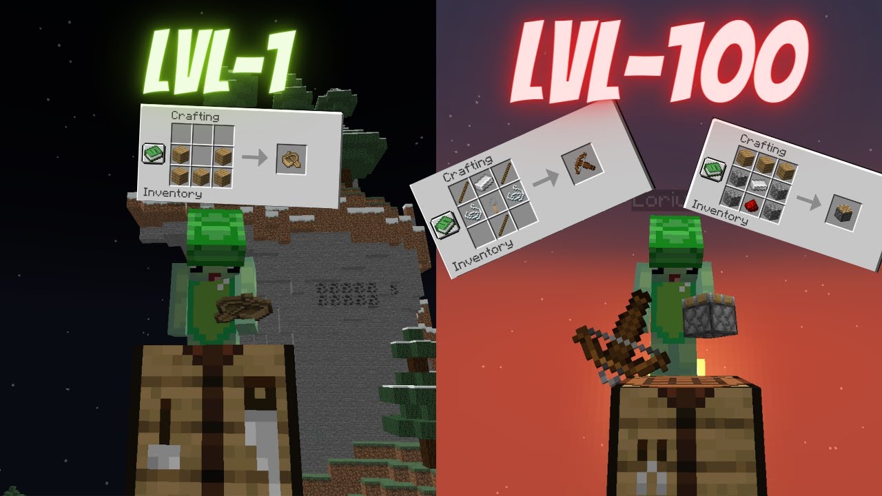 Level 1 - 100 Minecraft Mlg's - YouTube