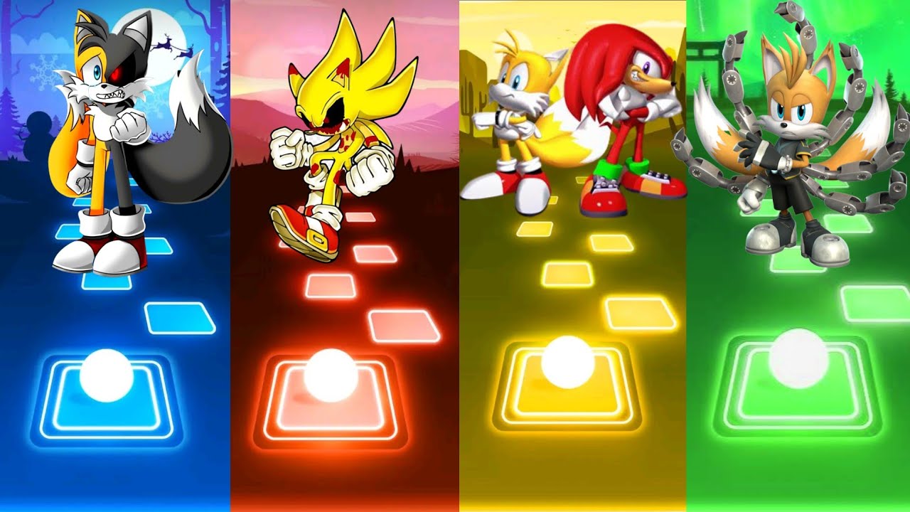 Sonic Tails Exe 🆚 Super Sonic Exe 🆚 Nine Tails 🆚 Knuckles Tails Who Is ...