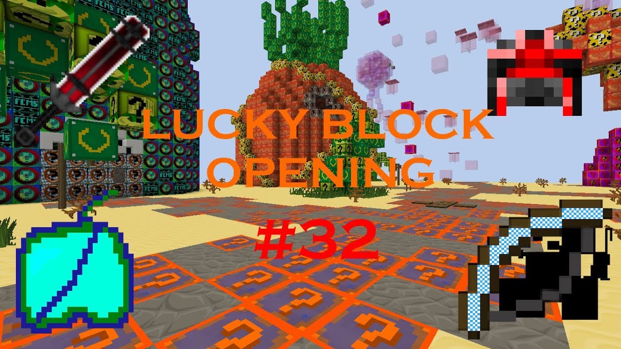 Blood Drain Sword - Lucky Block Opening #32 - YouTube