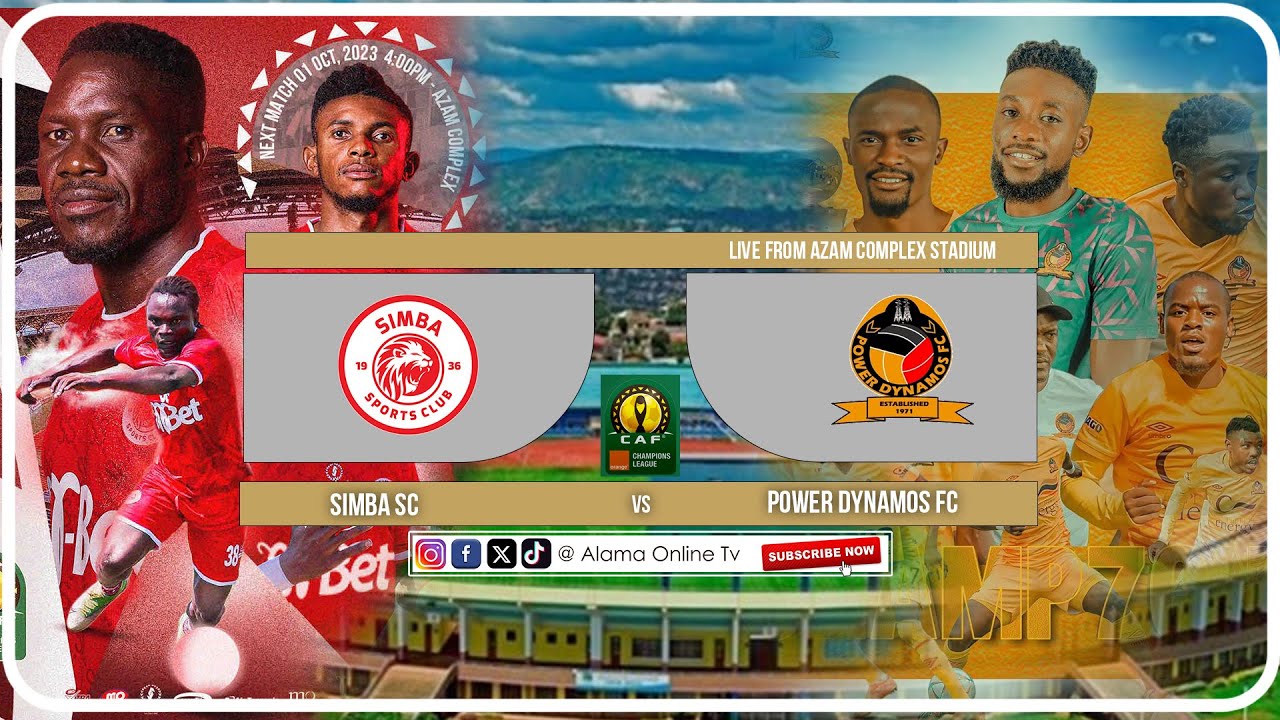 🔴#LIVE SIMBA SC vs POWER DYNAMOS FC | AZAM COMPLEX - YouTube