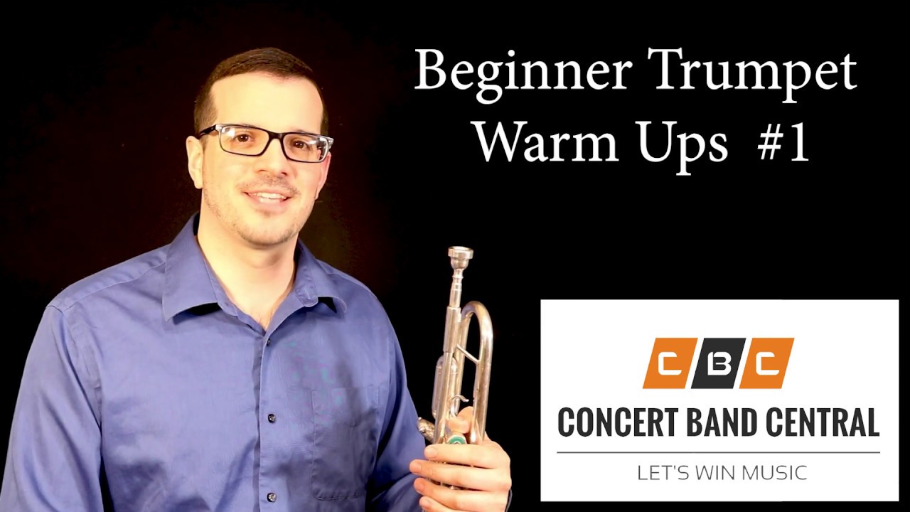 Beginner Trumpet Warm Up Play Along #1 - YouTube