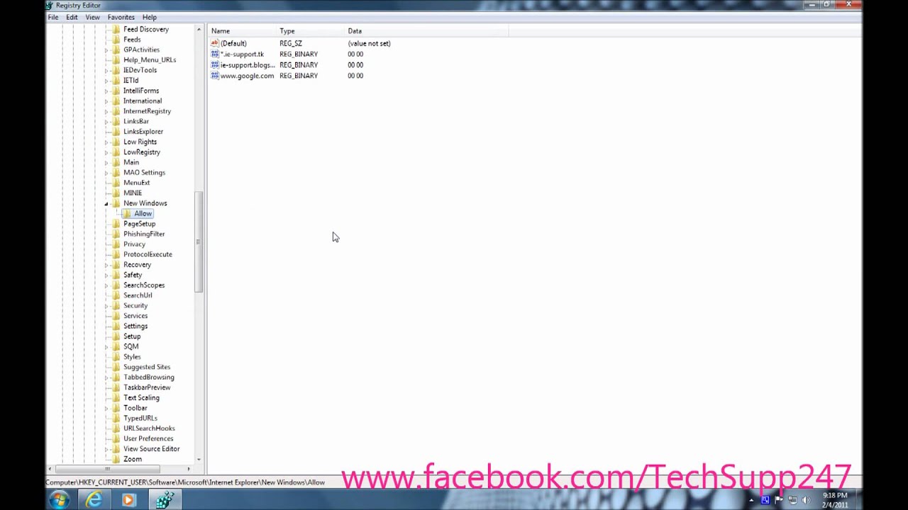 Internet Explorer Pop-up Blocker - Import and Export Settings.wmv - YouTube