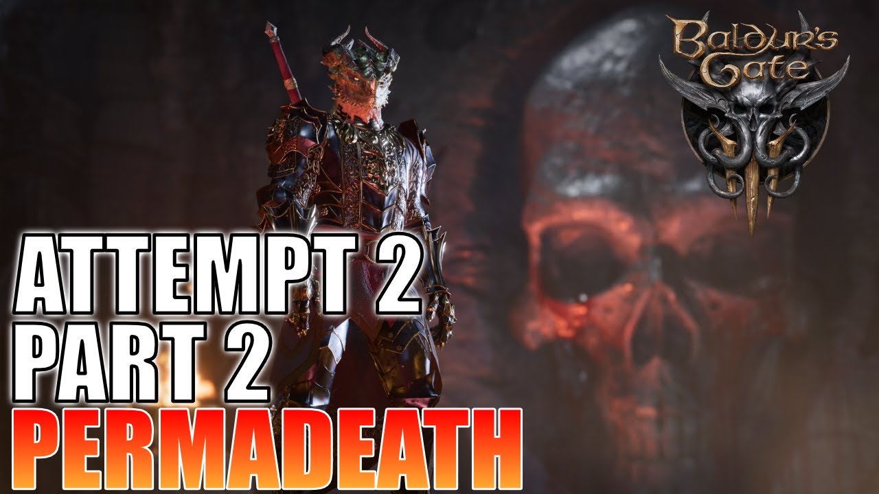 Baldur's Gate 3 - PermaDeath Run - Attempt 2 - Part 2 - (AUDIO IS BROKEN) - YouTube