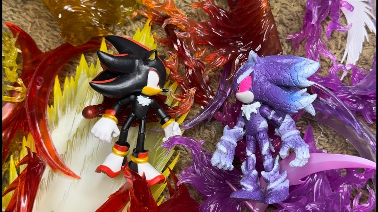 Shadow vs mephiles live figure battle - YouTube