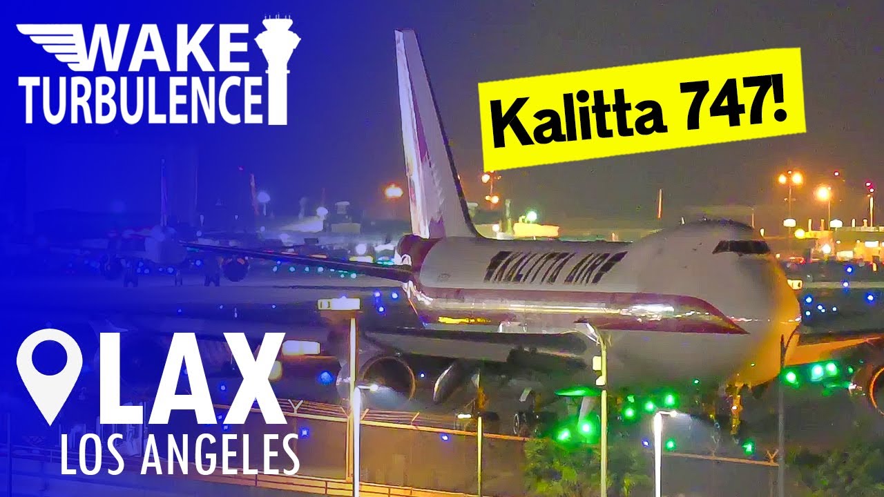 Kalitta Air Boeing 747 LAX Night Takeoff! - YouTube