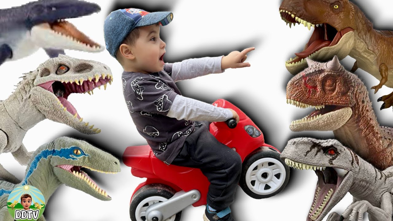 JURASSIC PARK LEARN & PLAY COLOSSAL TOY ADVENTURE #learning #dinosaurs ...