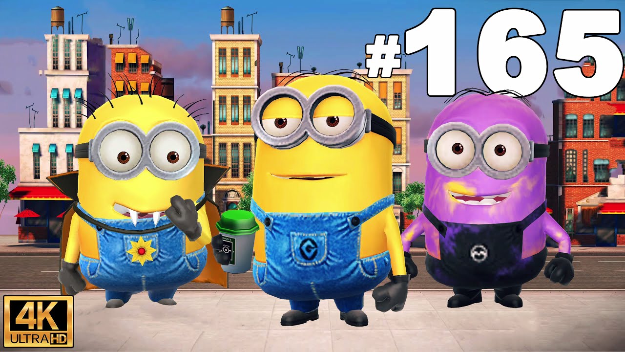 Minion Rush Dave Minion Vampire minion and Disguised Minion at Downtown ...