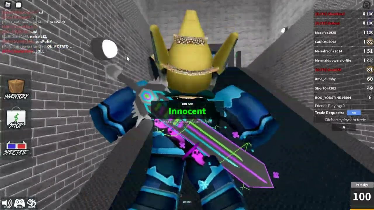 My Second Prestige in Roblox mm2! - YouTube