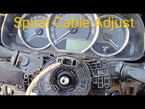 How to Replace Spiral Cable (clock spring) Toyota Corolla - YouTube