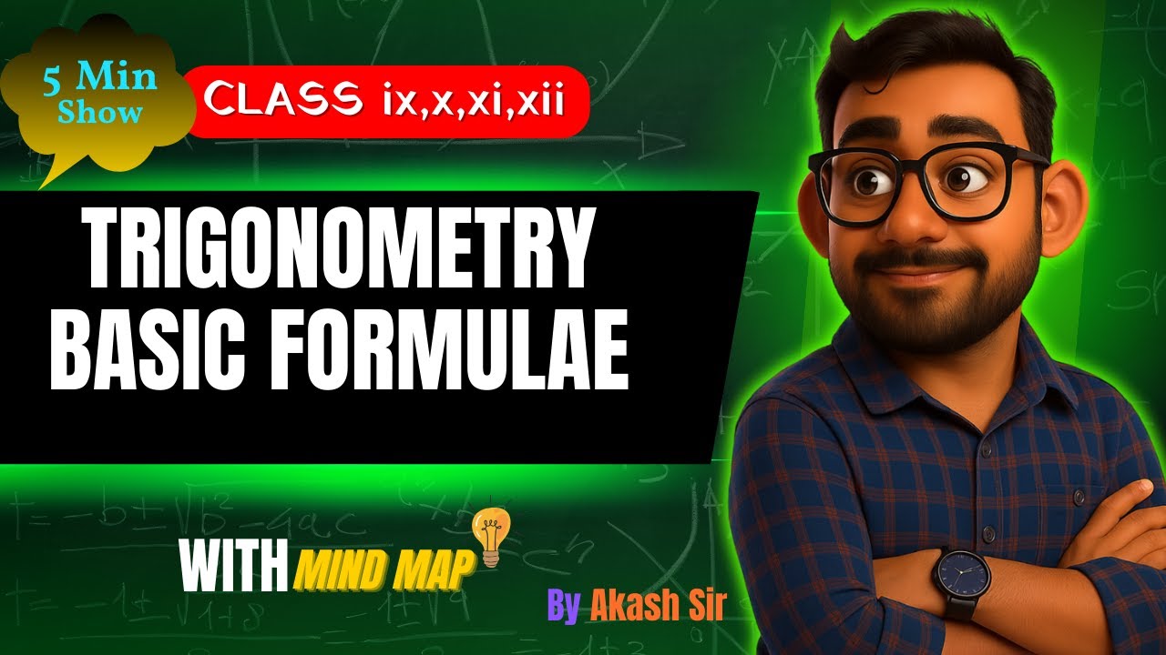 📚 Trigonometry All Basic Formulae 🔥 | Complete Mind Map | Class IX ,X ...