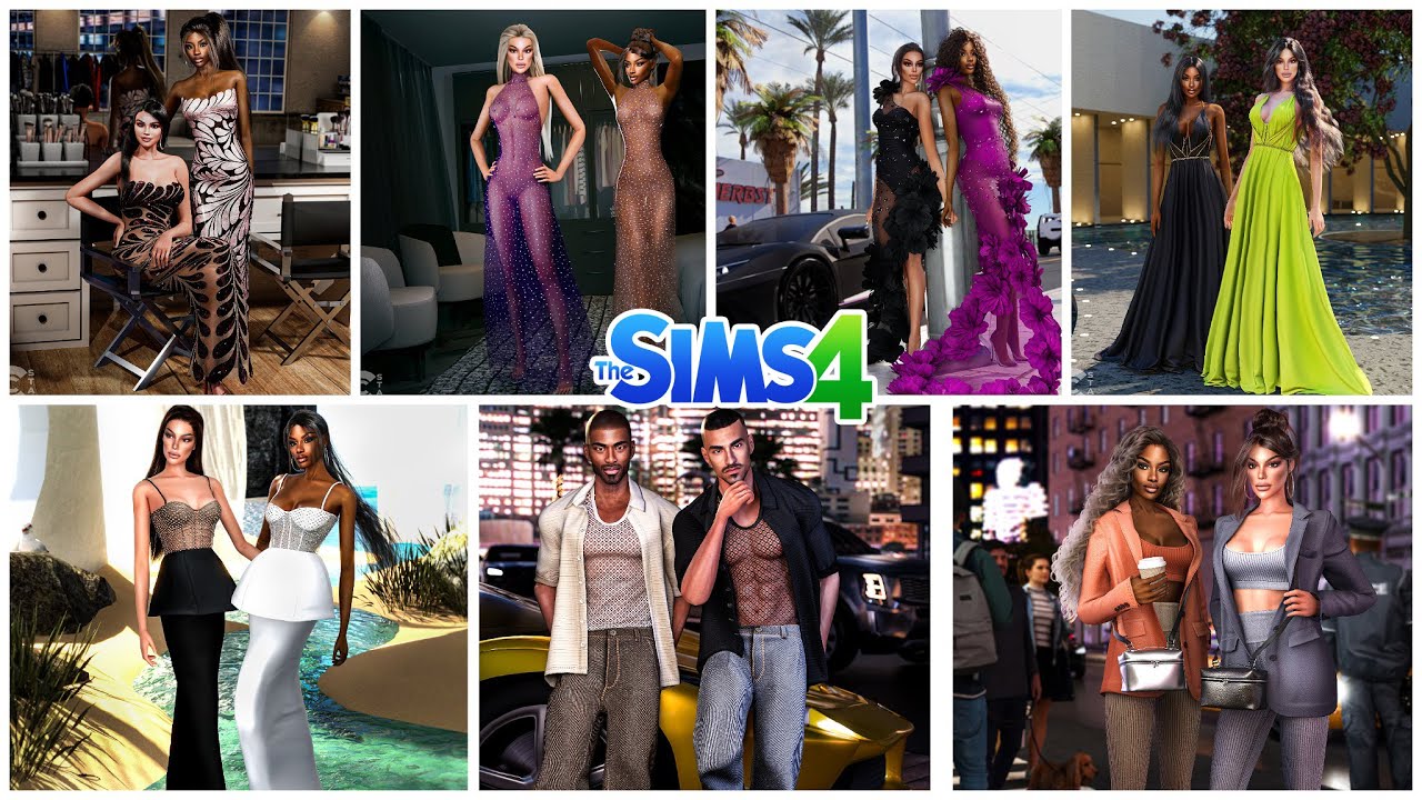 cool content star sims 4 clothes - CAS Review for March - YouTube