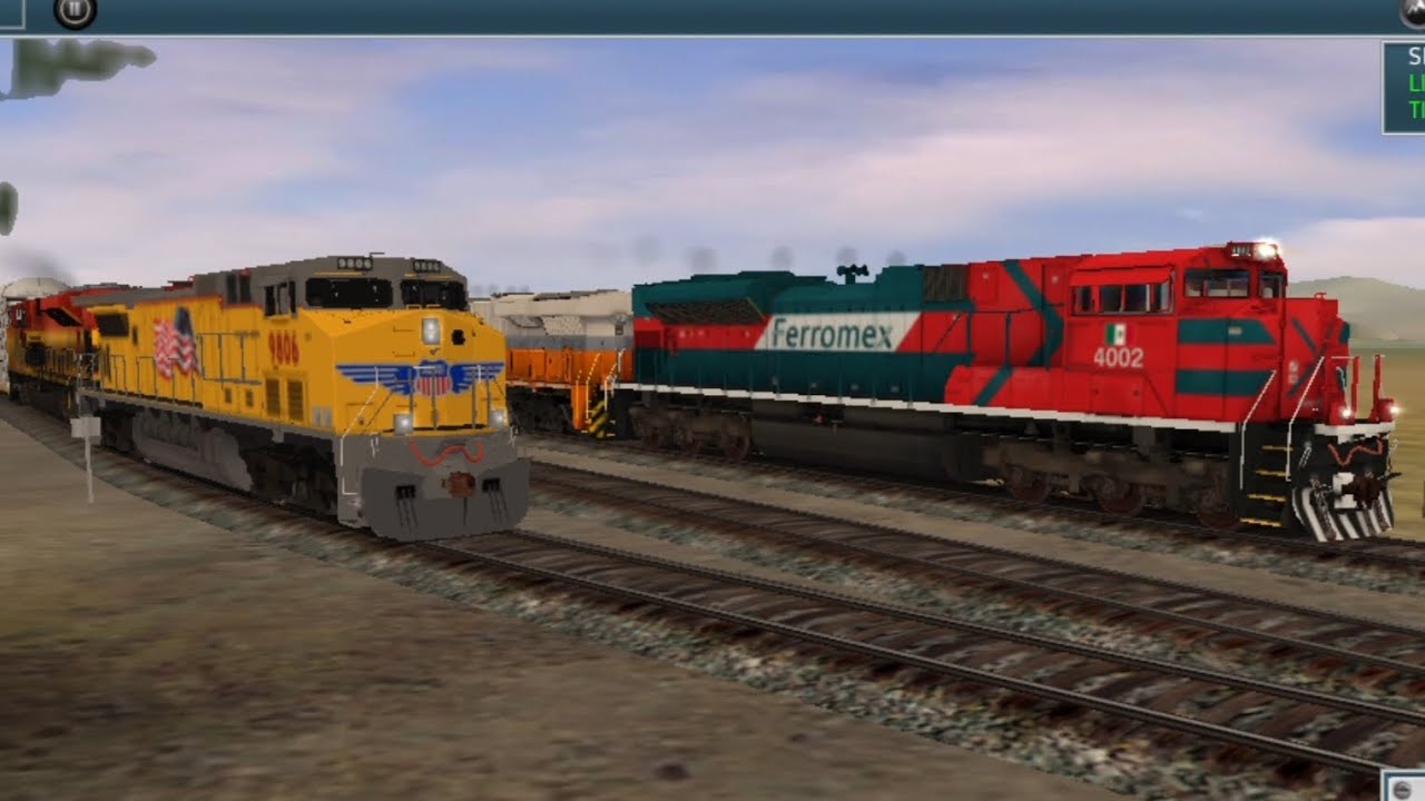 Encuentro entre UP y FXE en trainz simulator! - YouTube