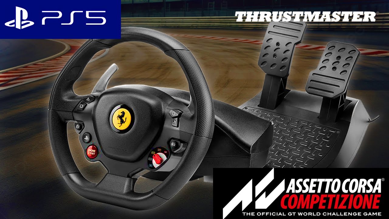 Thrustmaster T80 ferrari - PS5 - Assetto Corsa - YouTube