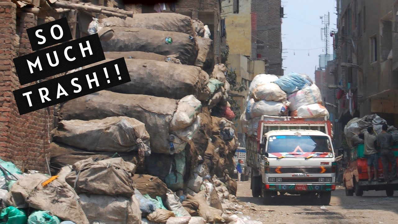 Visiting The GARBAGE CITY of CAIRO (Another Side of Cairo) - YouTube