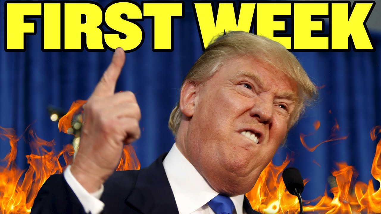 Donald Trump's First Week - YouTube