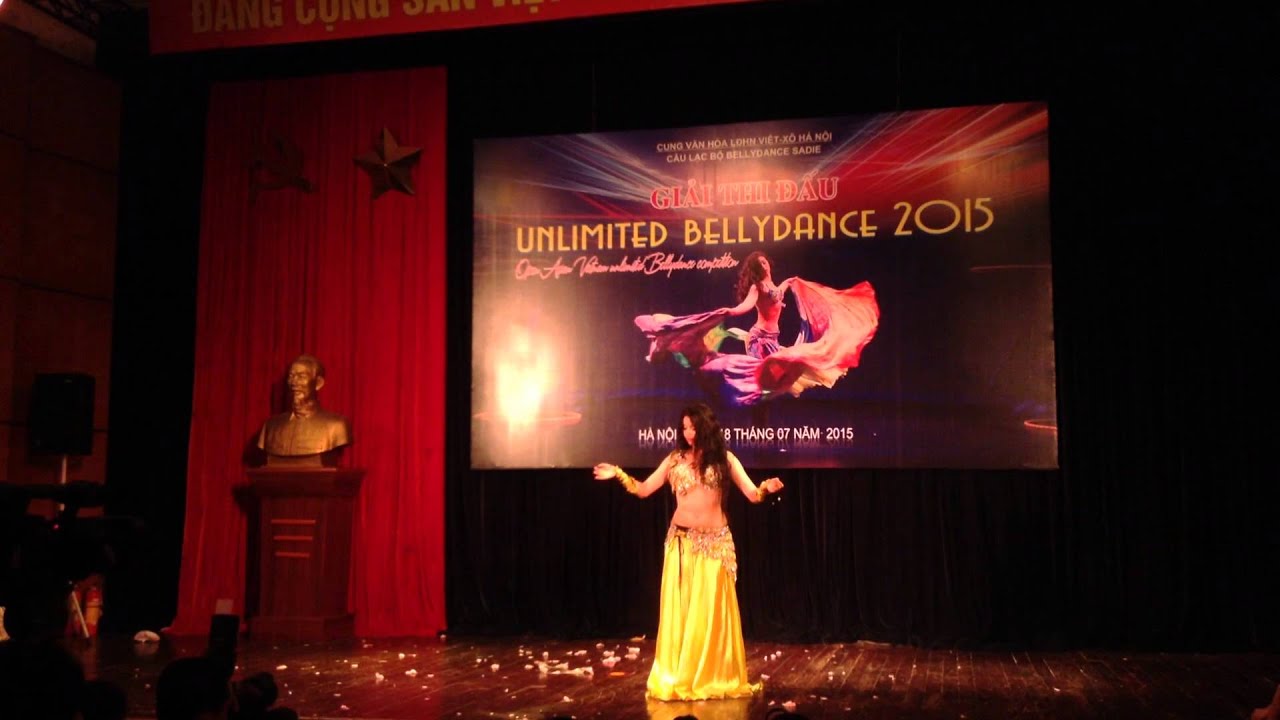 Vietnam unlimited bellydance competition 2015 - Alex Delora - Drum solo ...