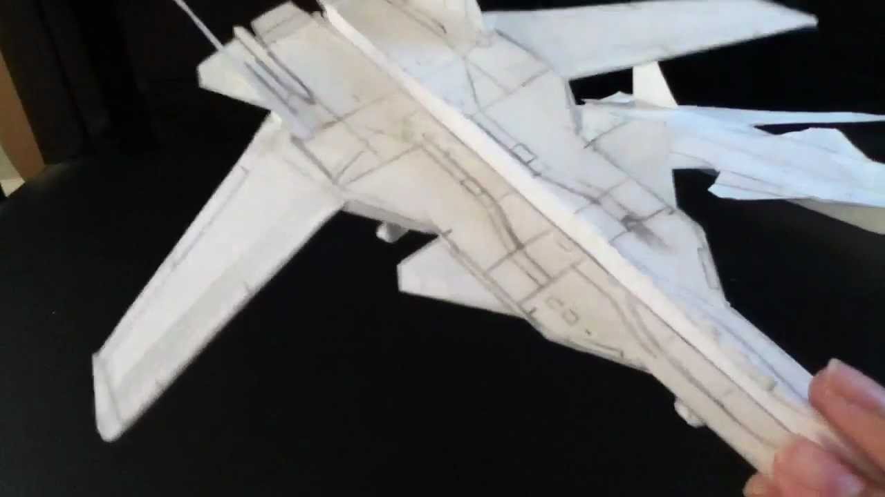 Paper Su-47 (V2) - YouTube