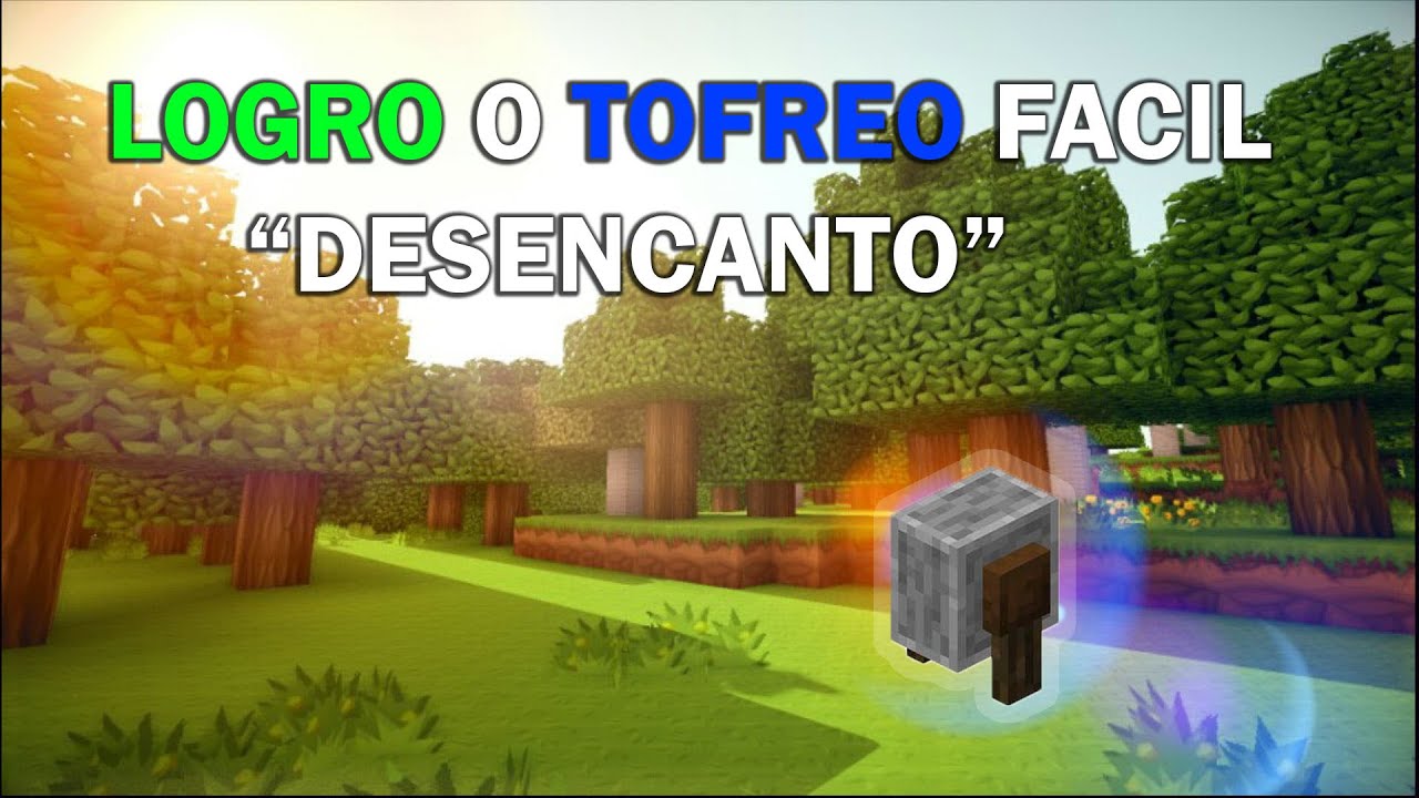 Minecraft "Desencanto" desencantar armas, Logro o Trofeo - YouTube