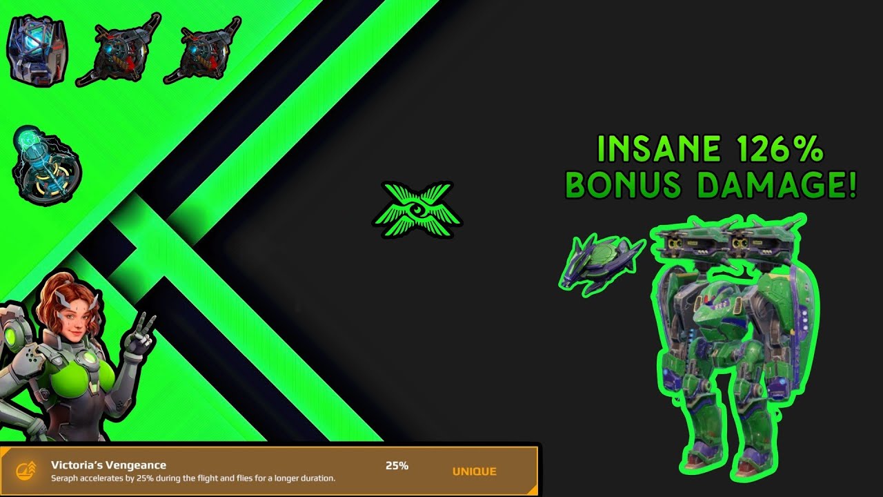 [War Robots] - Decay Seraph | Insane Damage Setup with the Shai ...