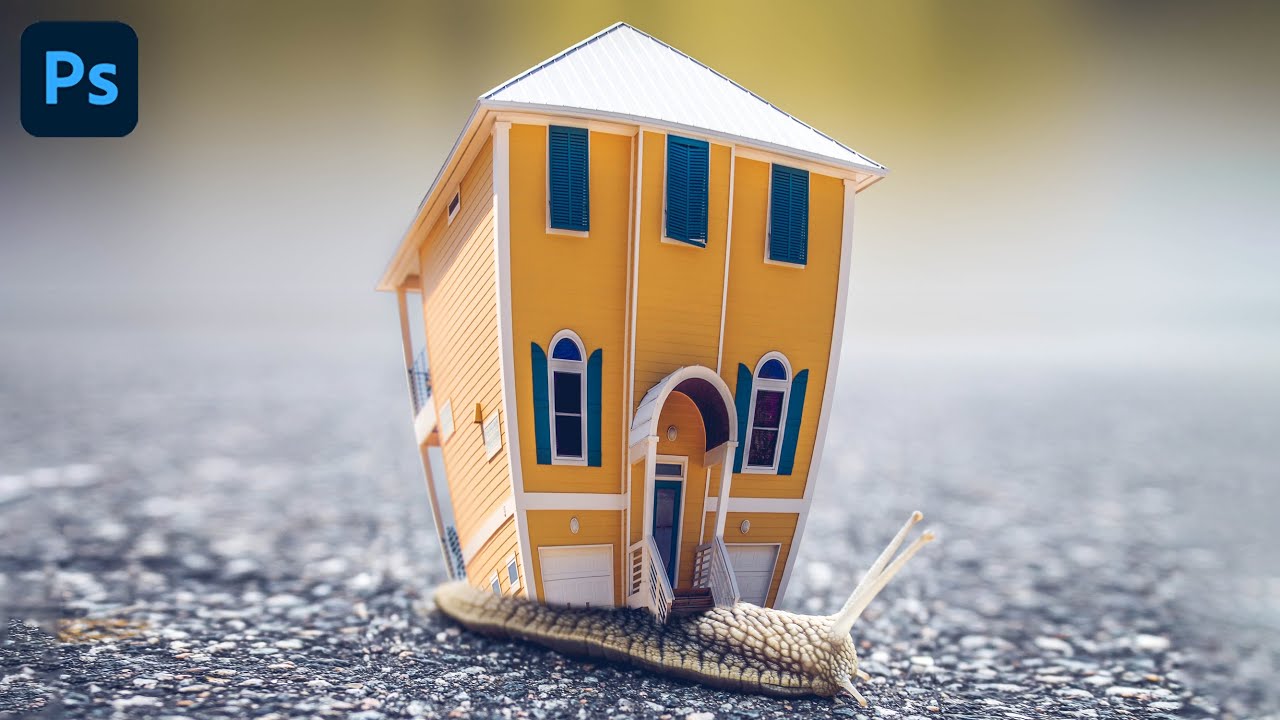 Miniature House Photo Manipulation - Photoshop Tutorial - YouTube