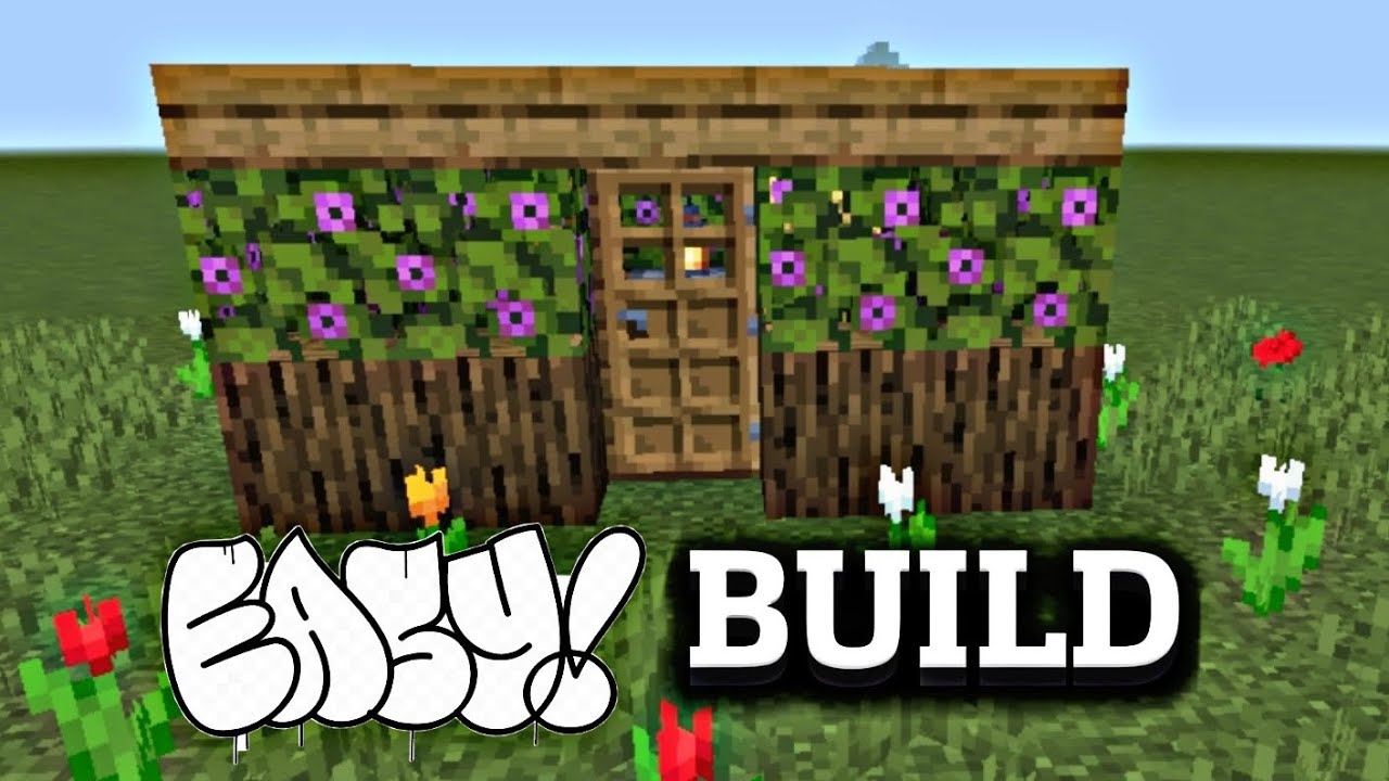 how to build a small survival house in minecraft: tutorial - YouTube