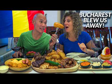 ULTIMATE Romanian Food Tour in Bucharest! BEST Food in Romania + Traditional Romanian 4-Course Meal